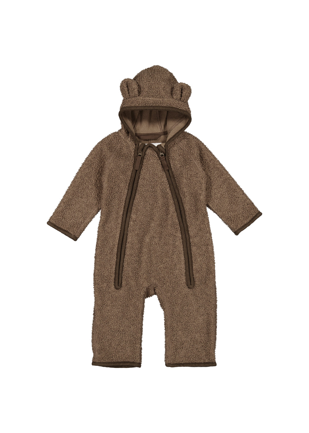 Soft Teddy Suit For Baby | With Hood And Double Zipper – MarMar Copenhagen