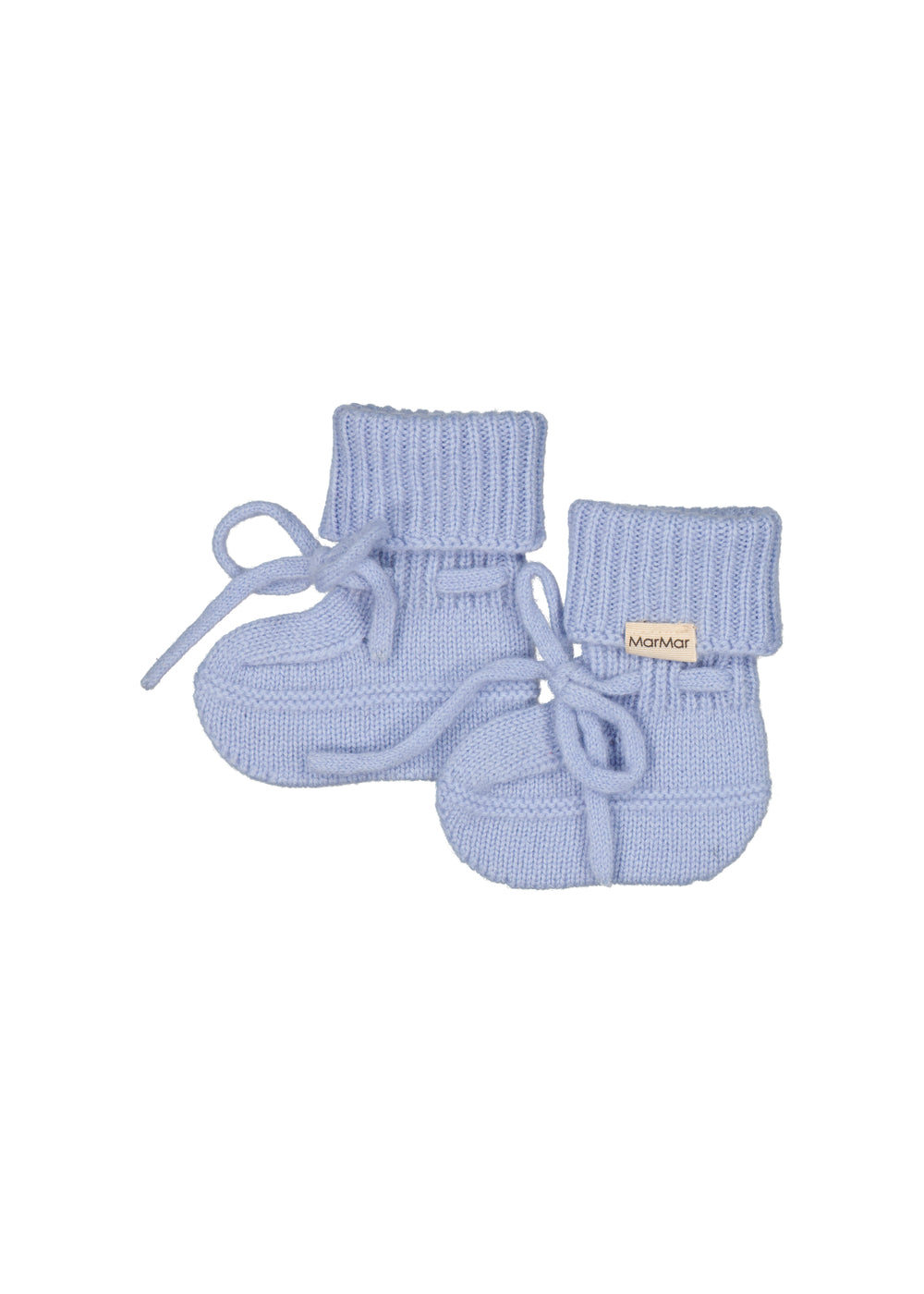 Light Blue Baby Booties | Non-Slip & Cashmere Lining – MarMar Copenhagen