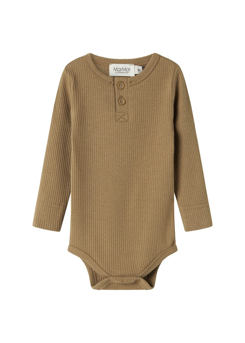 Long Sleeve Bodystocking In Warm Brown Shade For Babies – MarMar Copenhagen